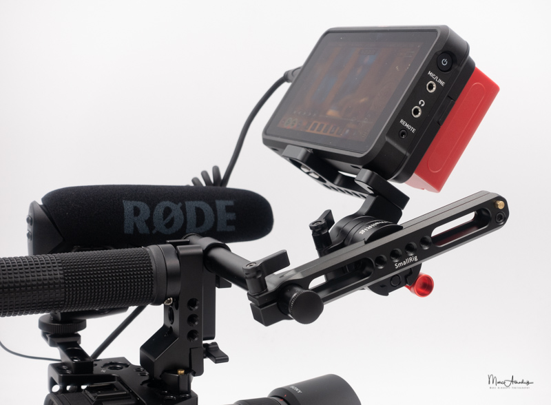 Sony Alpha Blog : atomos ninja v, smallrig 1903 evf mount with nato ...