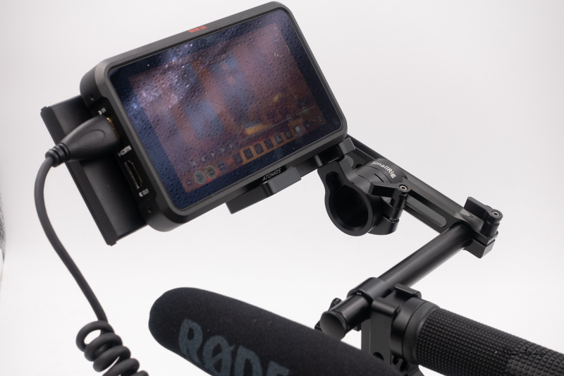 Sony Alpha Blog : atomos ninja v, smallrig 1903 evf mount with nato ...